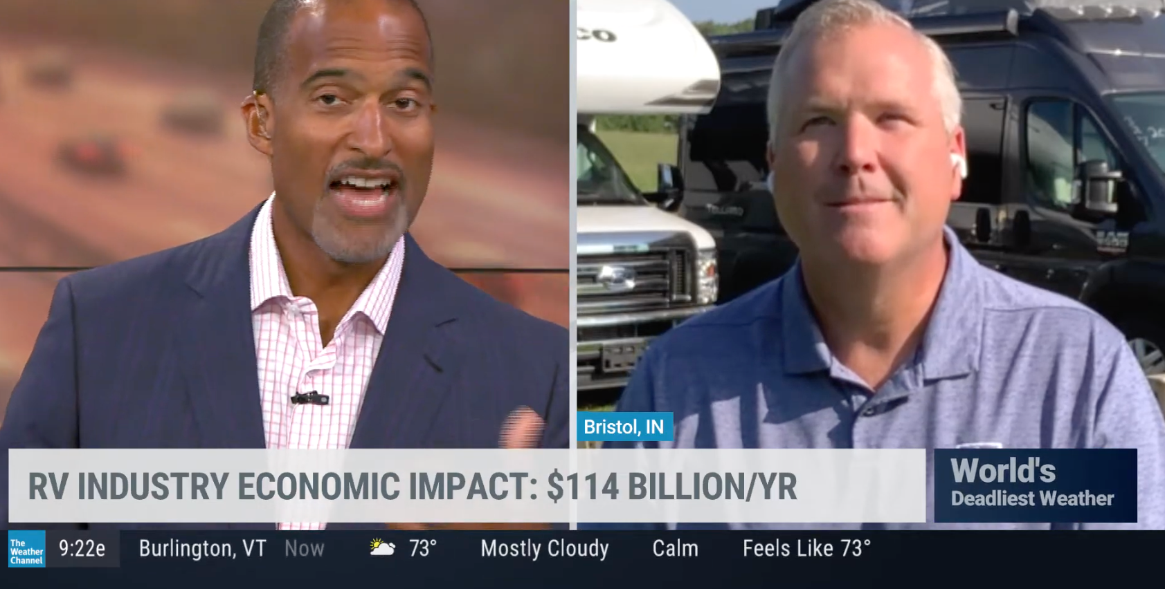 THOR’s CEO Visits with The Weather Channel - RV PRO