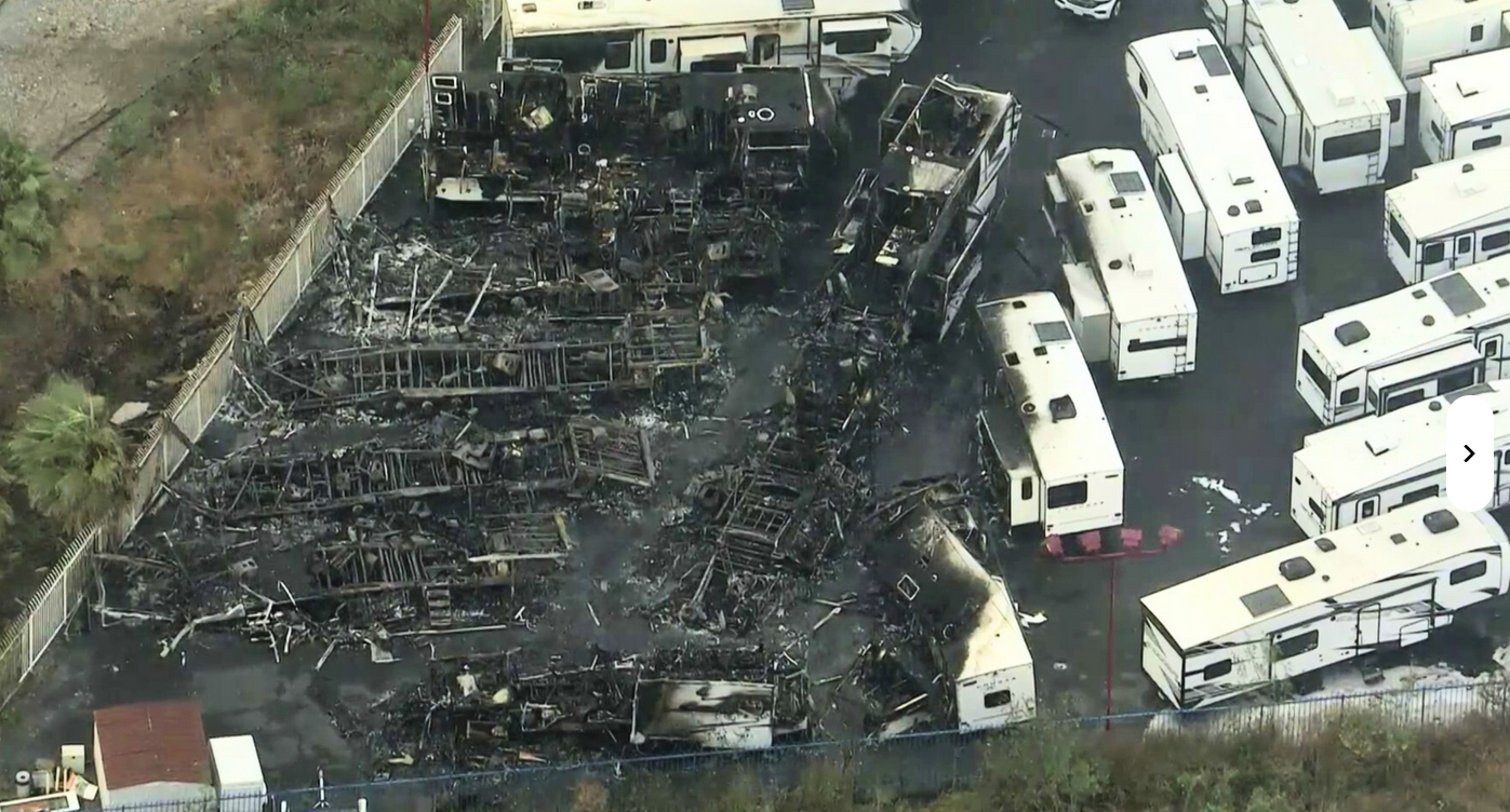 RVs Damaged in Fire at California Dealership – RV PRO